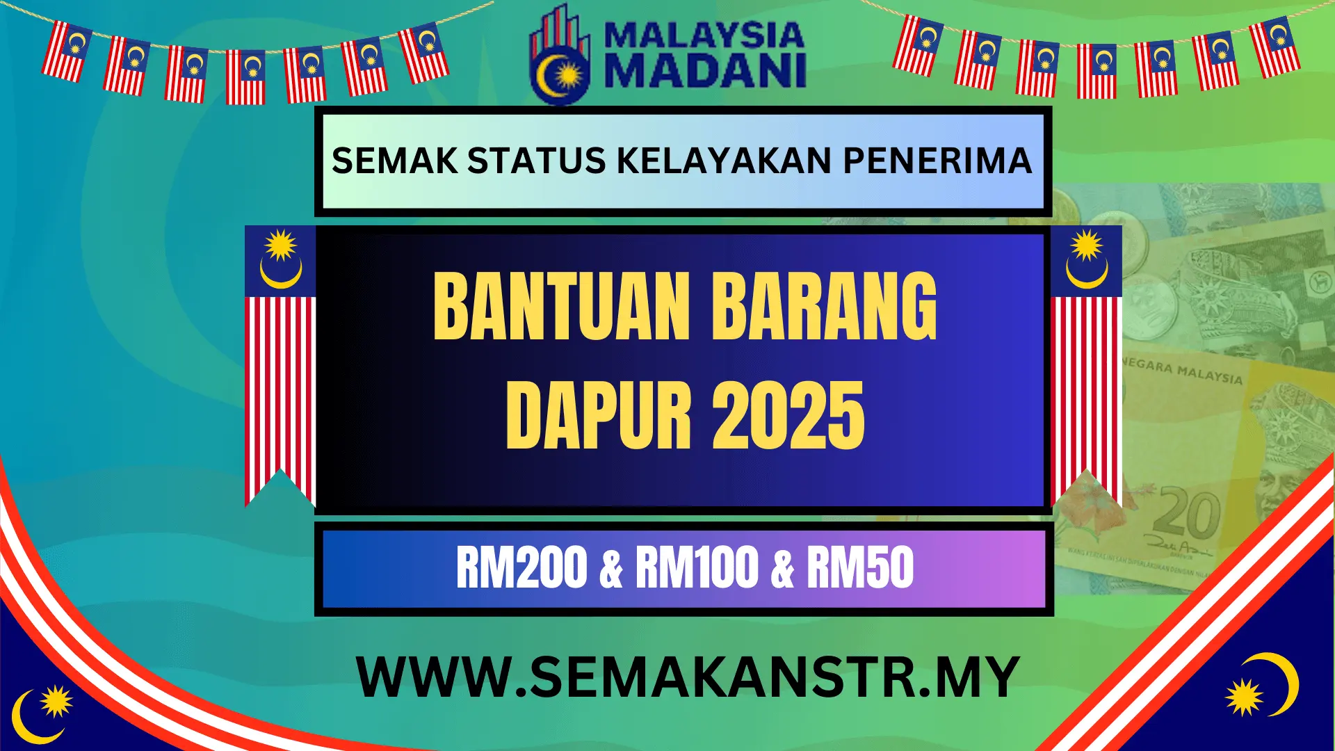 Bantuan Barang Dapur 2025: Semakan & Tebus