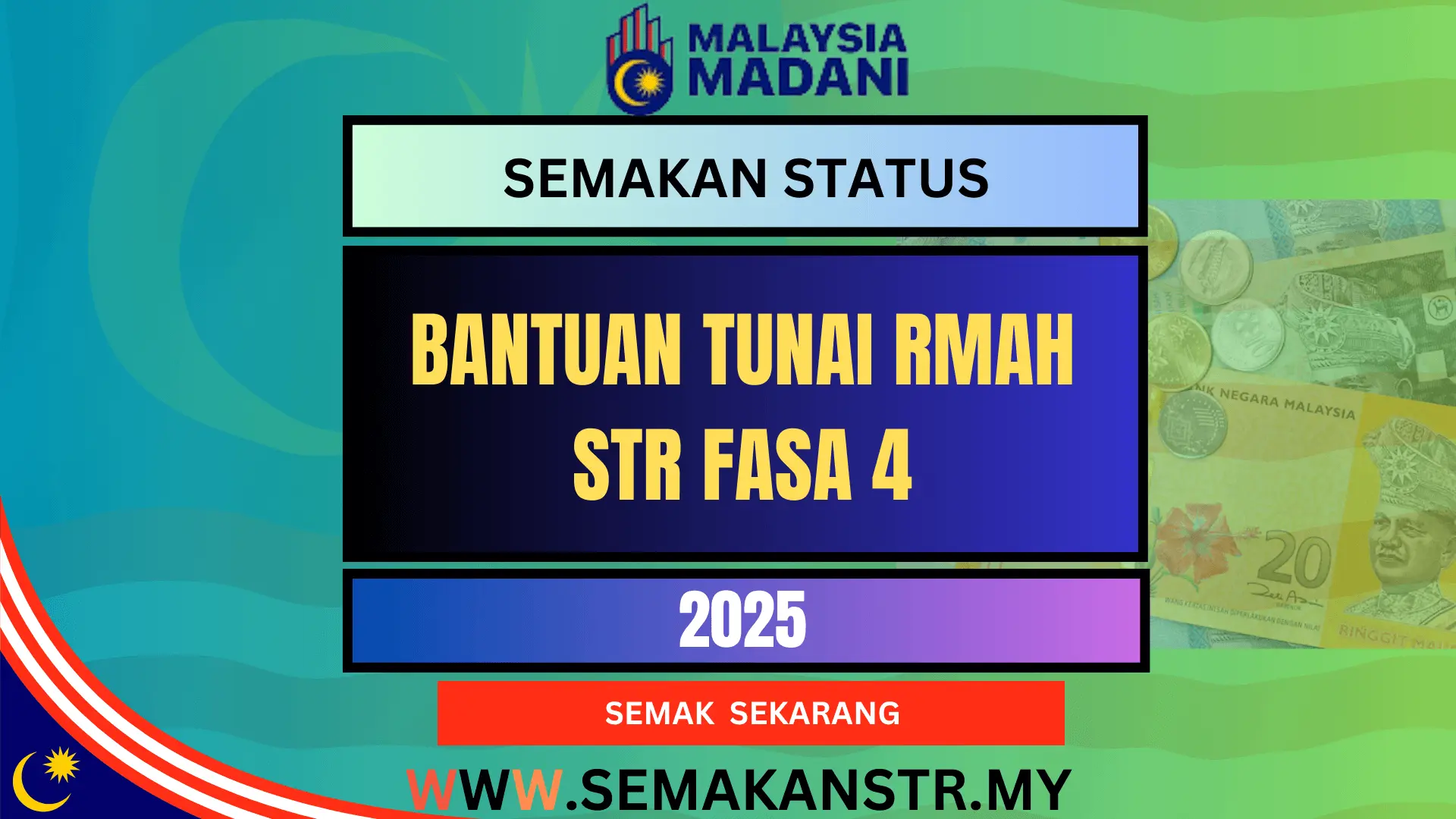 Semakan STR 2025 Fasa 4: Status Bantuan