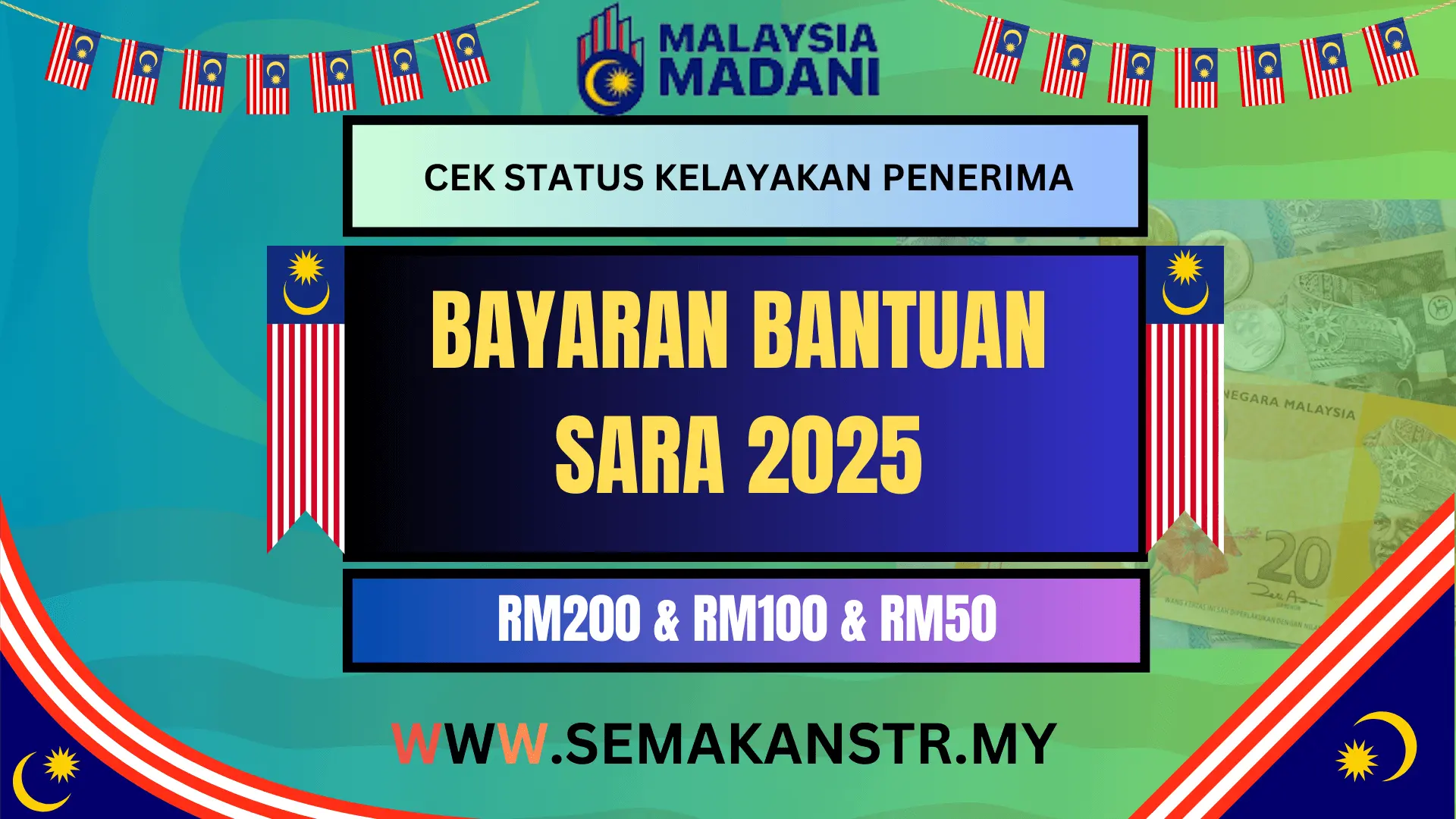 CHECK SARA 2025: Status Kelayakan Bantuan Bulanan