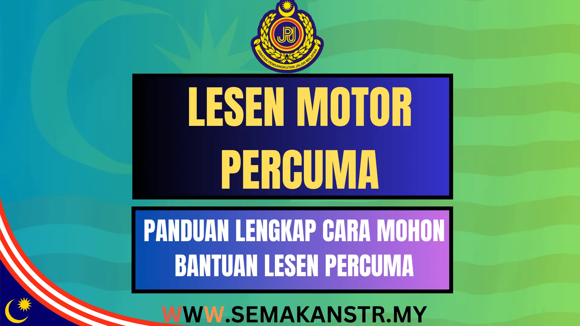 Lesen Motor Percuma 2025: Permohonan MyLesen B2