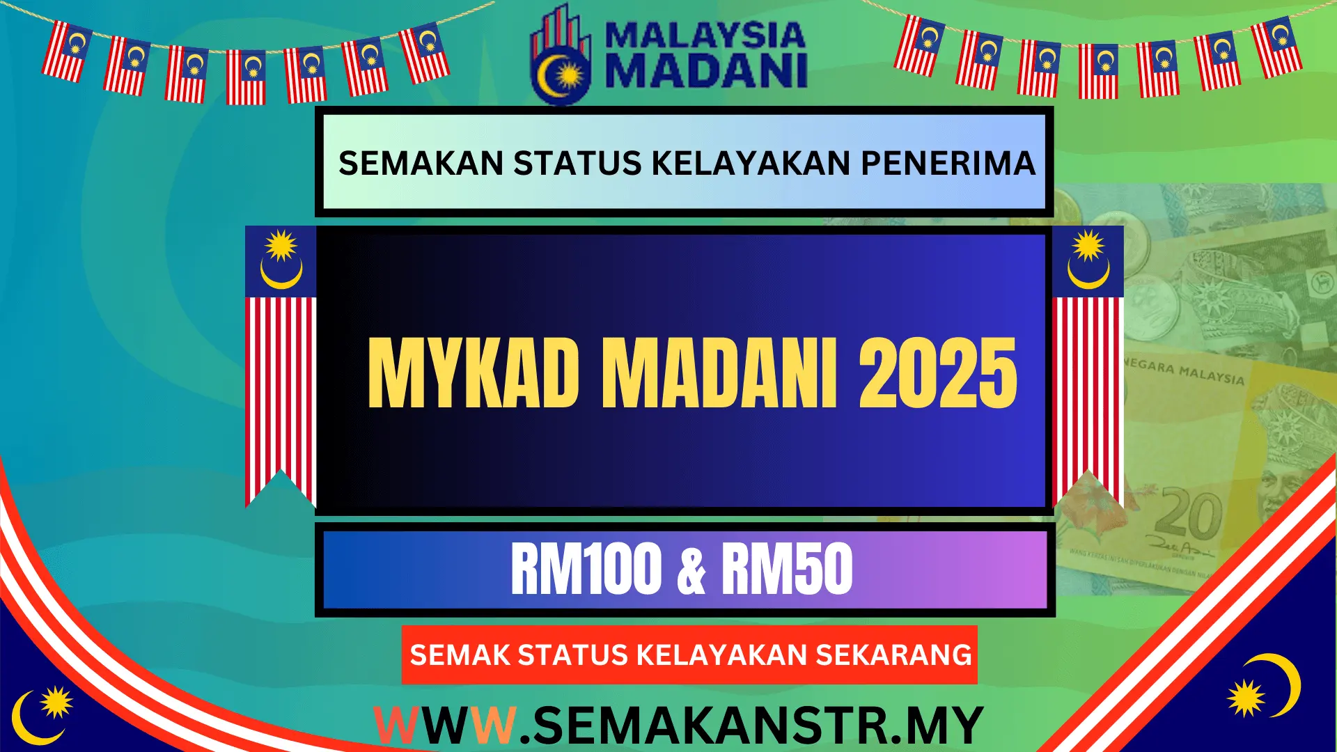 Semakan MyKad Madani 2025: Semak Kelayakan Penerima Bantuan