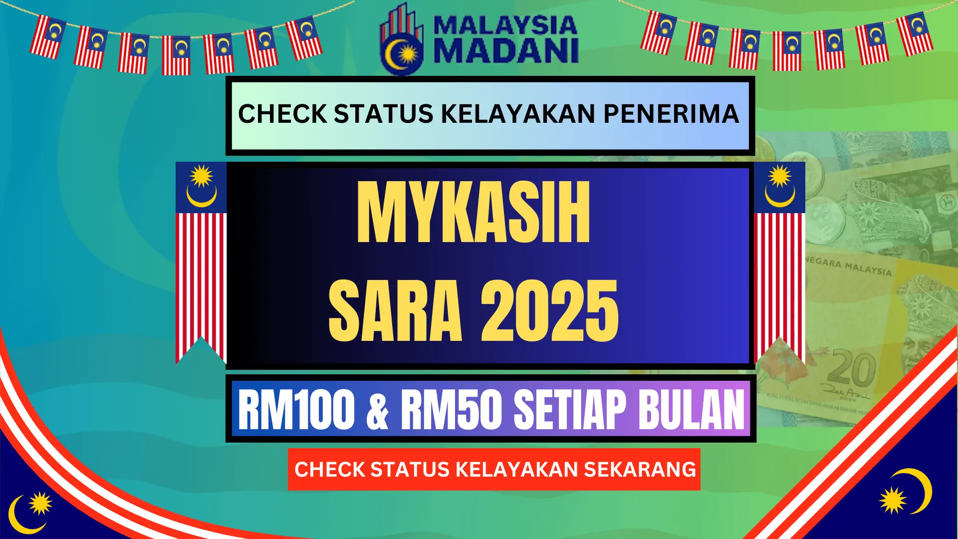 Check MyKasih 2025: Status RM100 & RM50