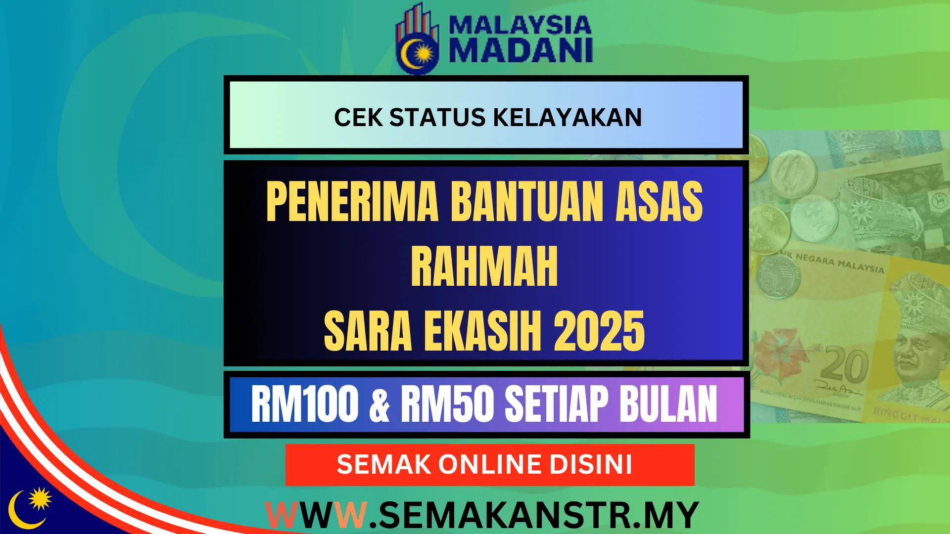 Semakan Sumbangan Asas Rahmah 2025 Online