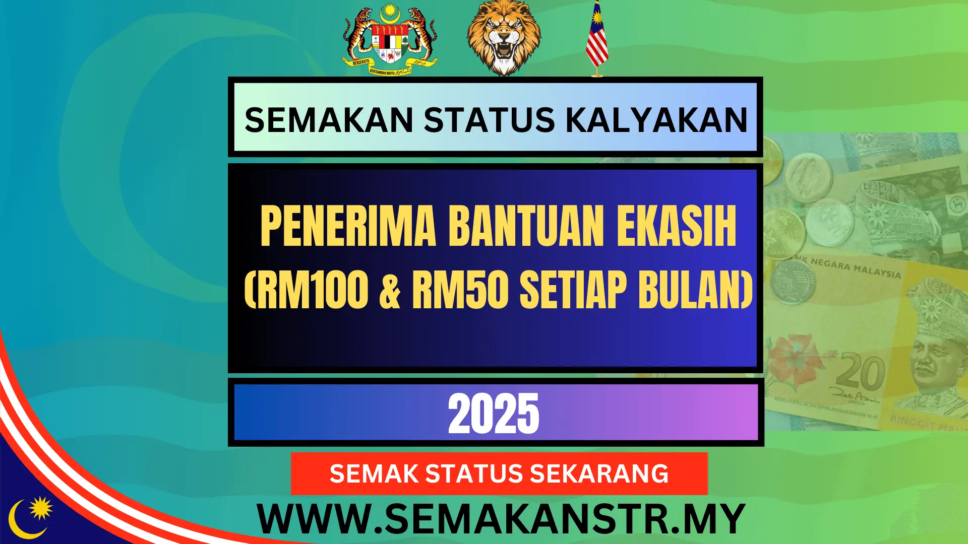 Semakan MyKasih 2025: Status Kelayakan RM100 & RM50