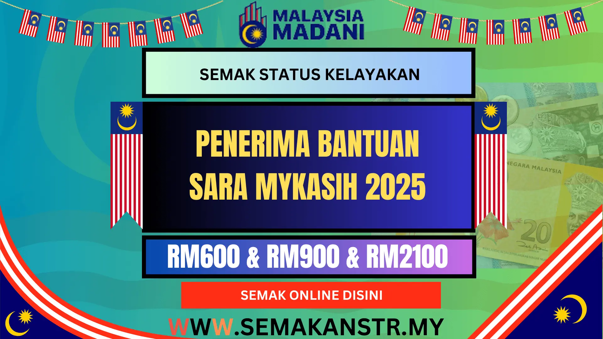 MyKasih Online 2025: Semakan Status (RM600, RM900 & RM2100)