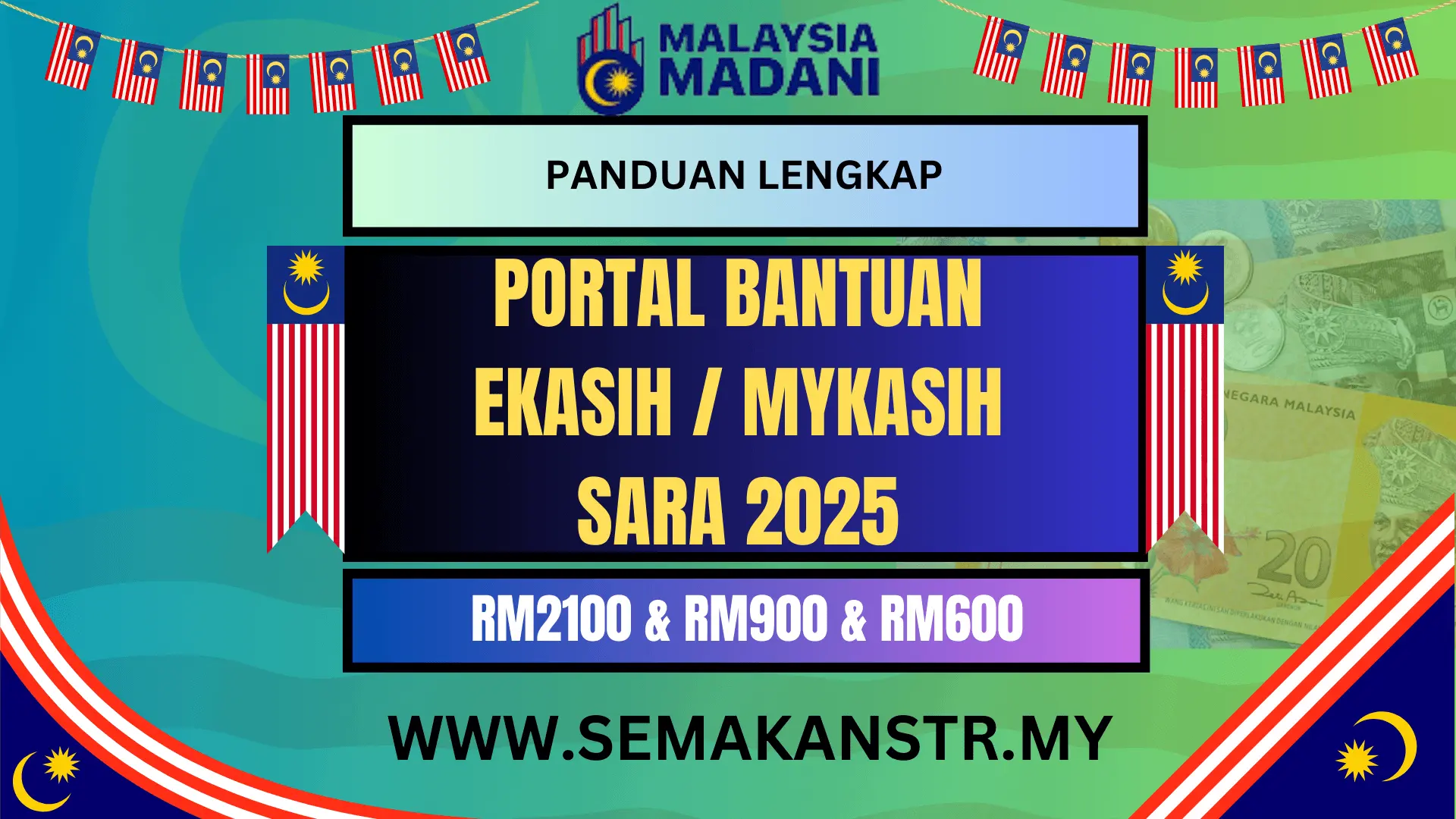 Portal eKasih 2025: Cara Mohon Bantuan SARA & Semakan Kelayakan