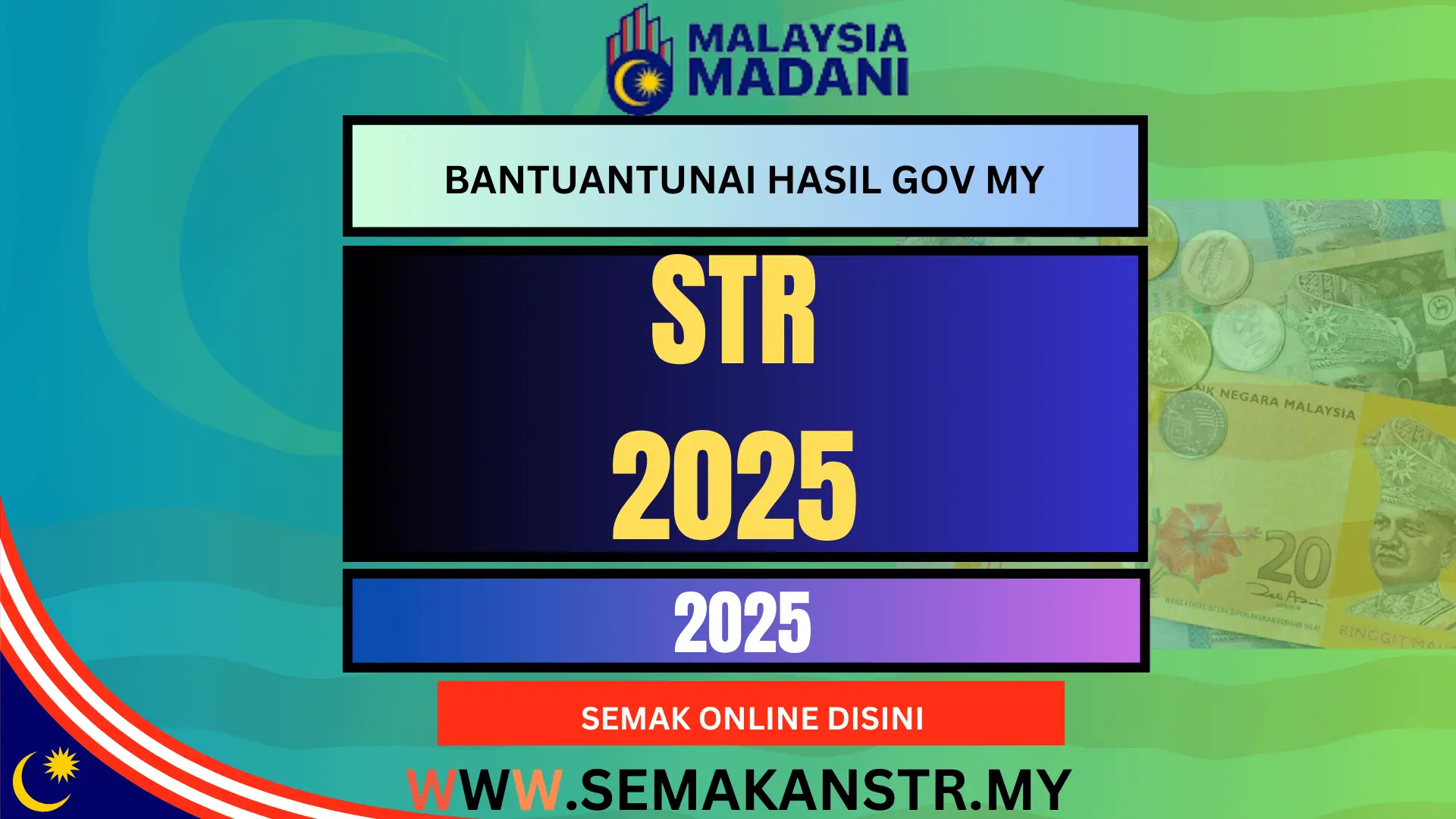 Bantuan Tunai Hasil 2025: Permohonan Fasa 1 Online