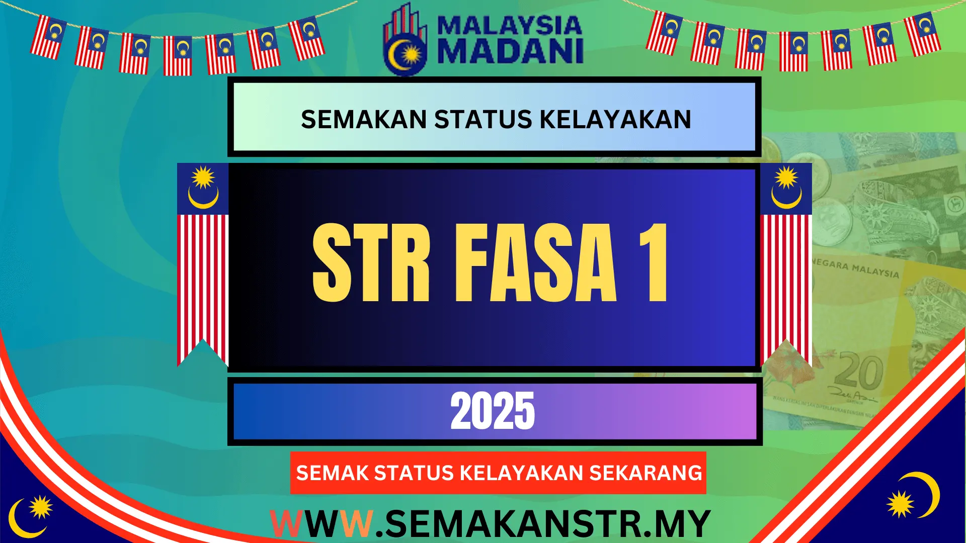 Bantuan MySTR: Semakan Fasa 1 2025 Status Kelayakan