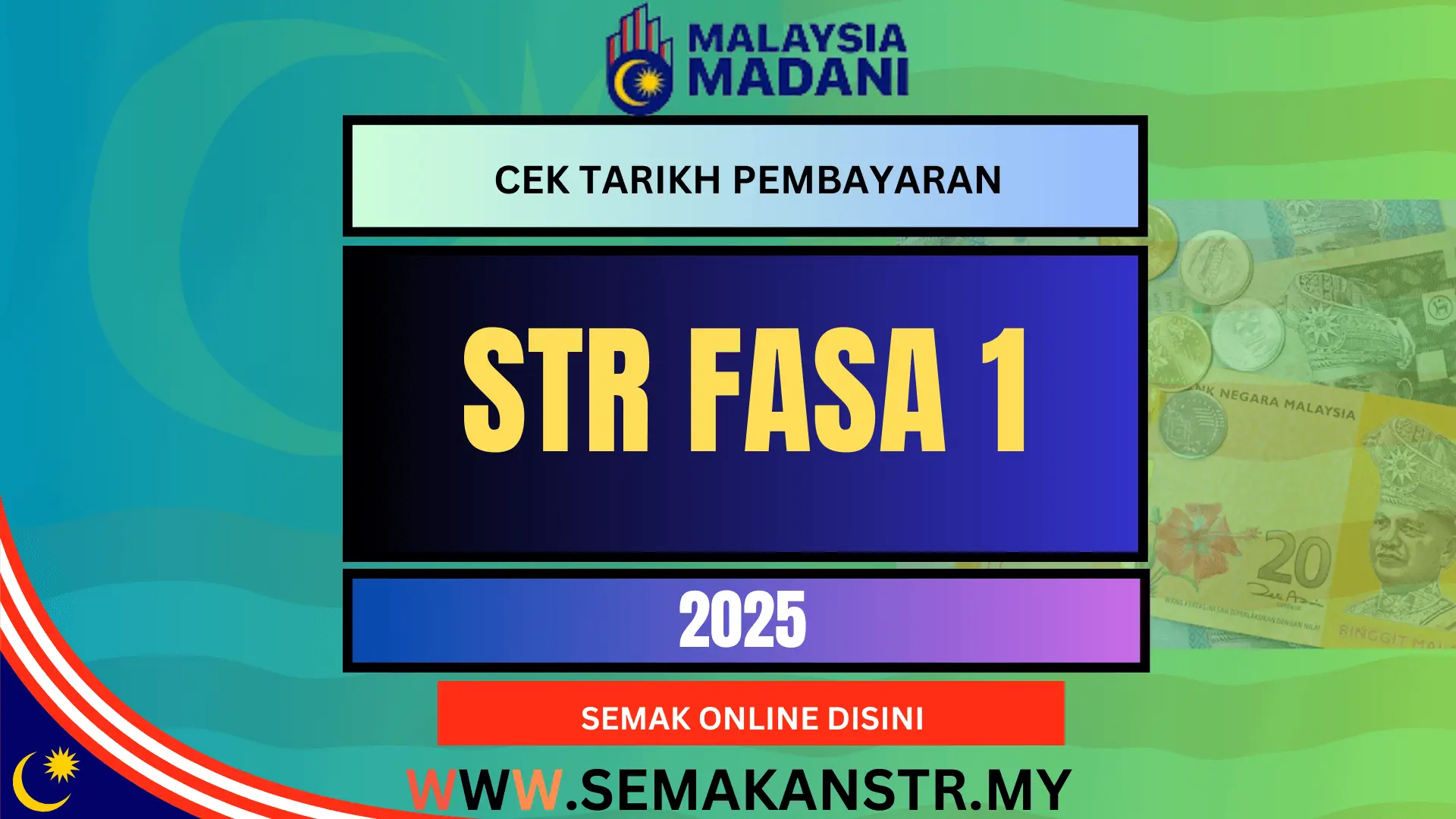 Cek Kelayakan Pembayaran STR 2025 Fasa 1