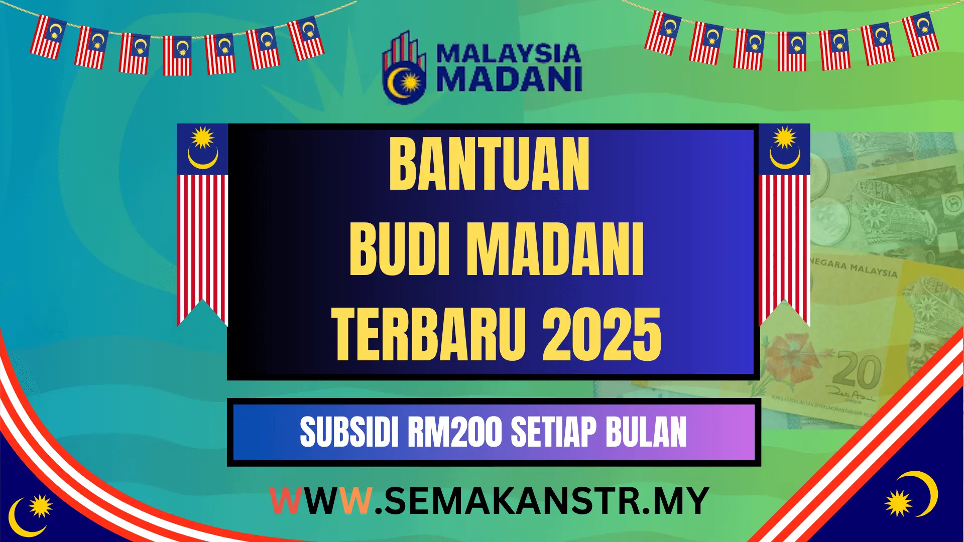 Daftar BUDI Madani 2025: Semak & Mohon Subsidi RM200