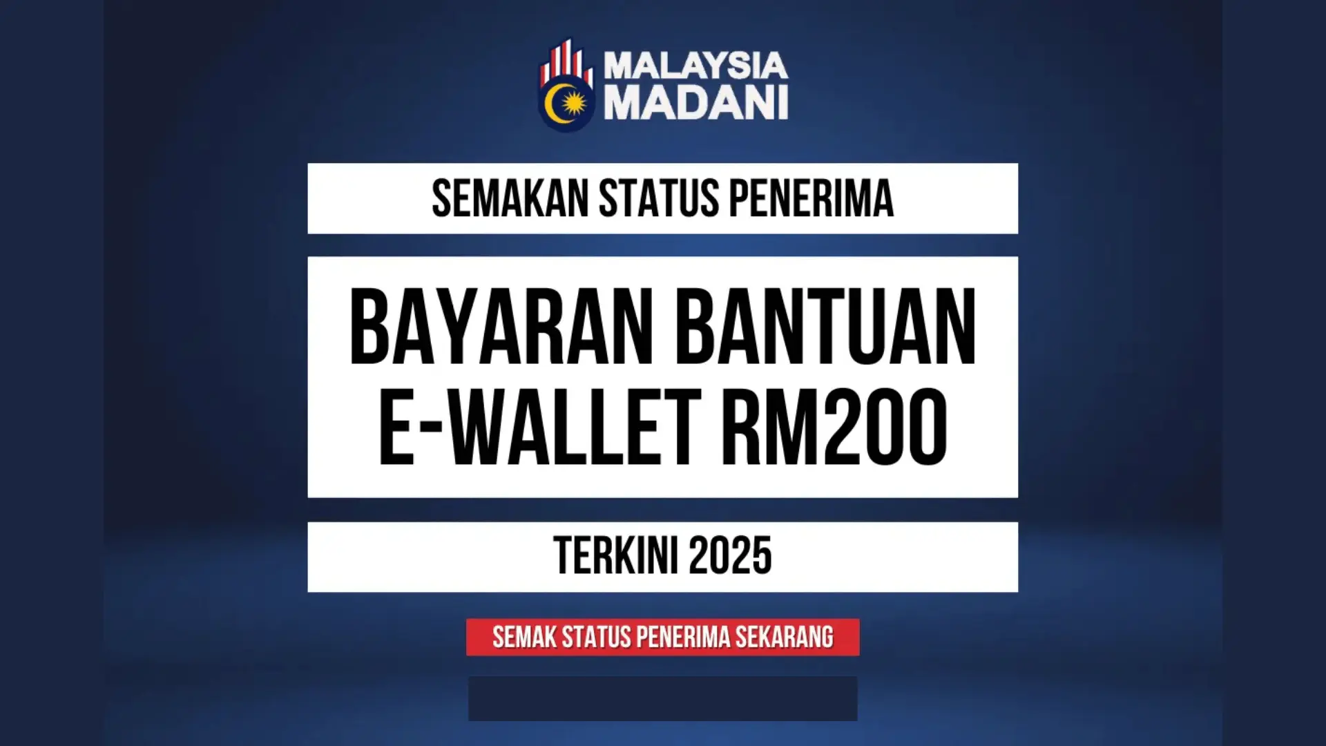 Semakan E-Wallet 200 2025: Kelayakan & Bayaran
