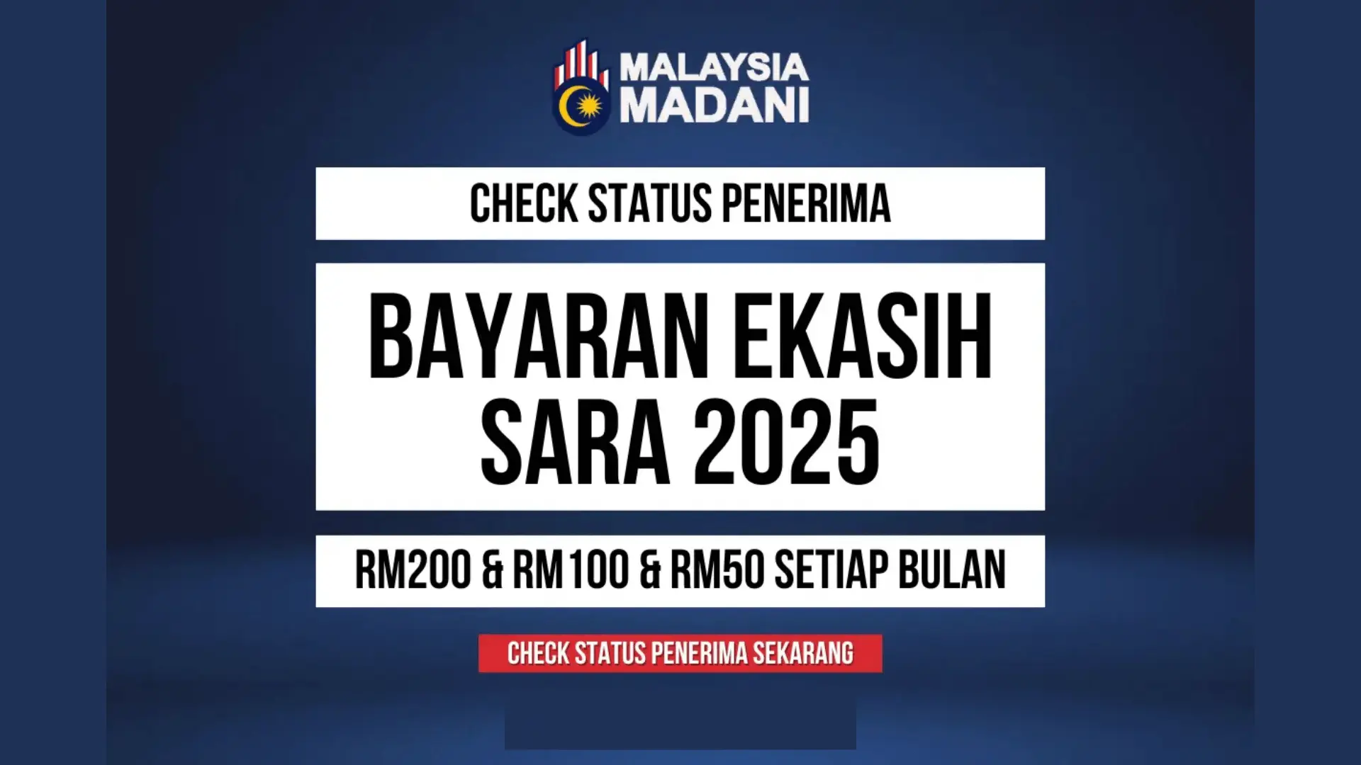 eKasih 2025: Semakan Kelayakan & Bayaran Online