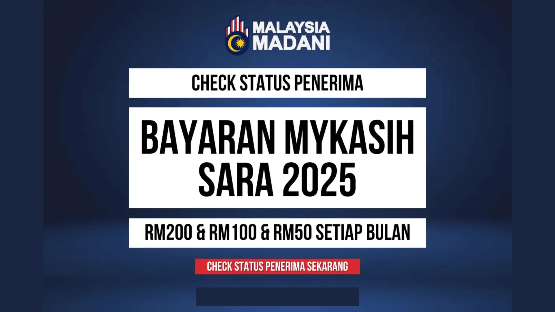Semakan MyKasih 2025: Status & Kelayakan Bayaran