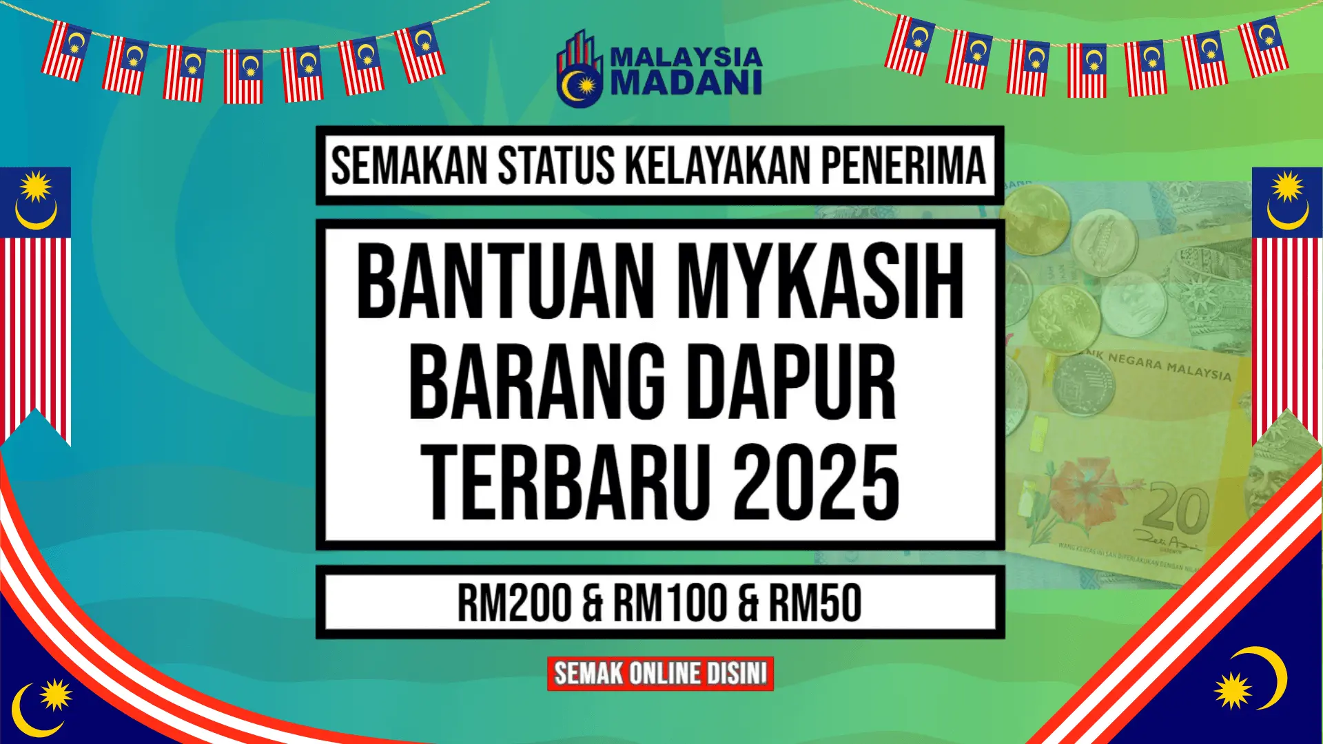 MyKasih 2025: Semakan Kelayakan & Bantuan RM2,100