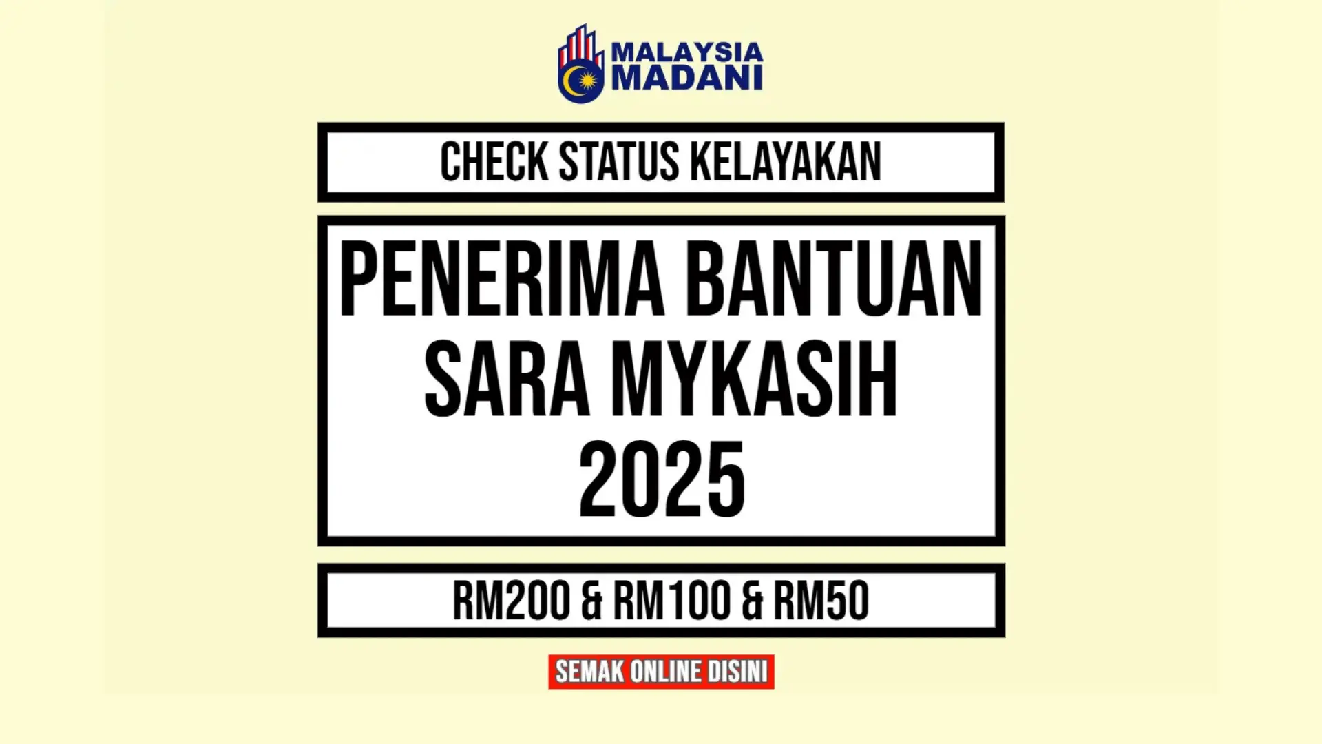 Semak Bantuan SARA 2025: Kelayakan & Bayaran