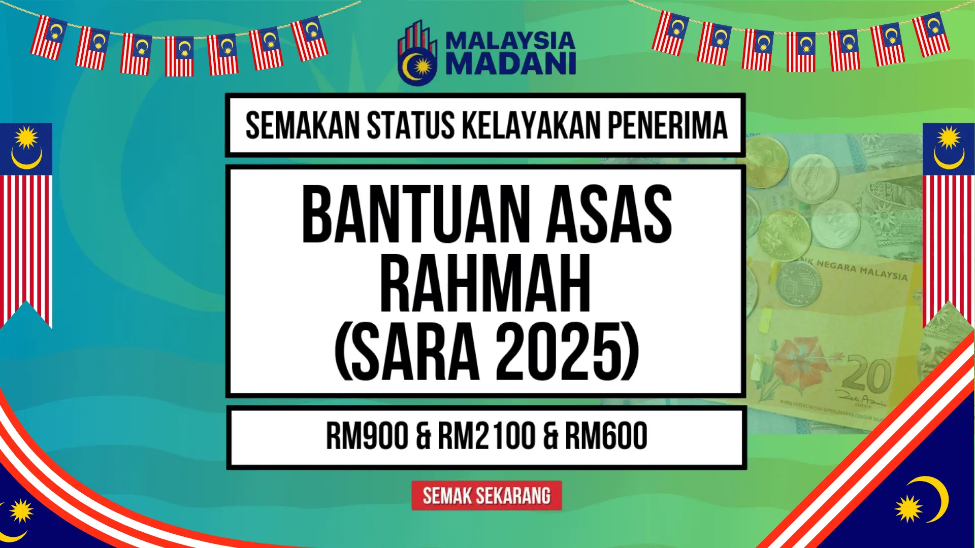 Semakan Bantuan SARA 2025: Kelayakan & Permohonan