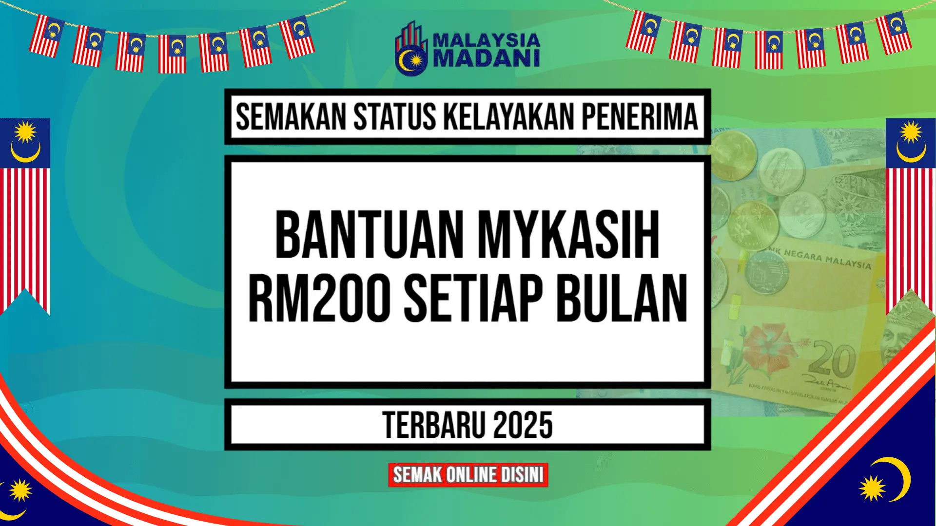 Semakan MyKasih RM200 2025: Kelayakan & Cara Mohon
