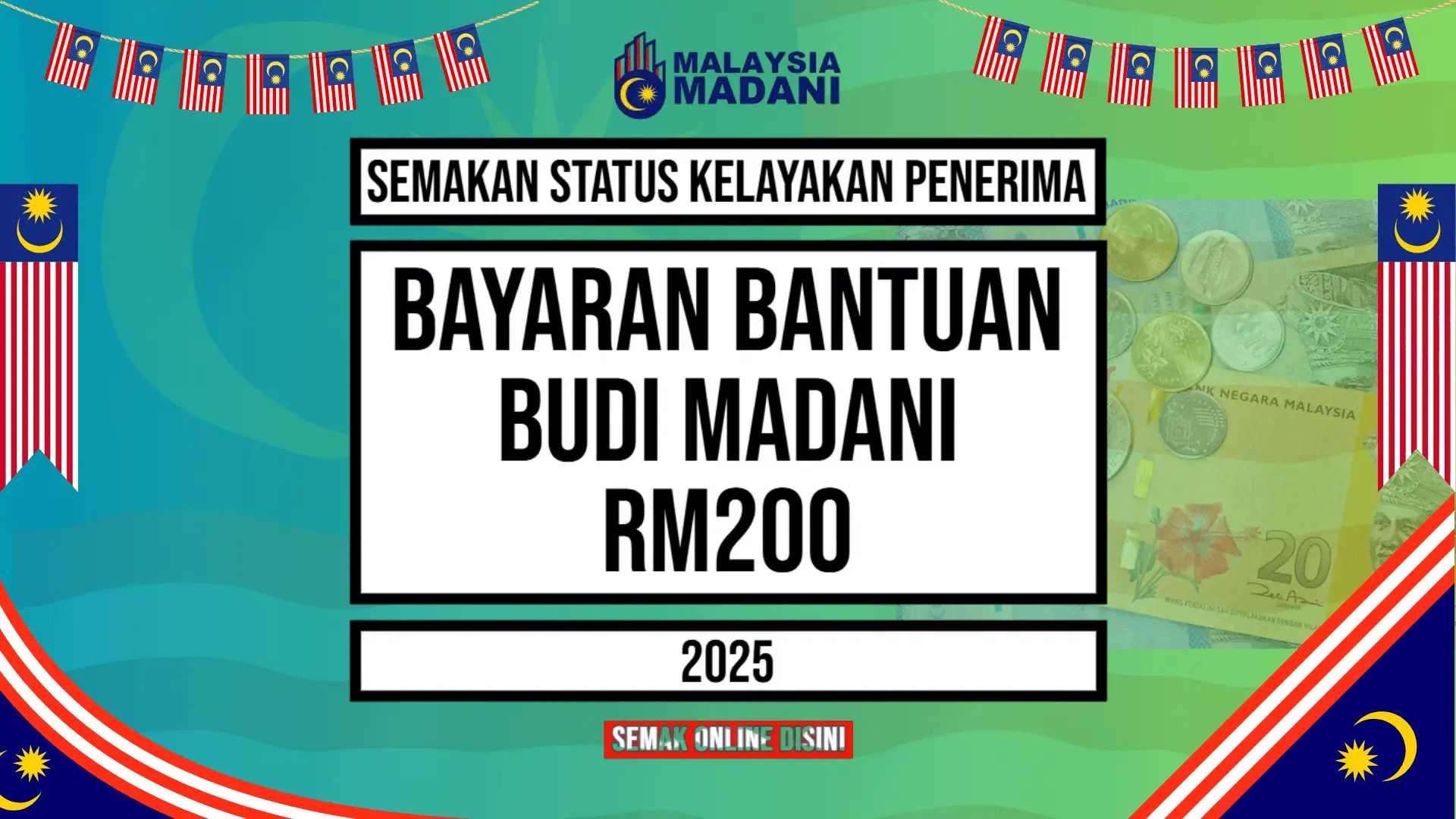 Bayaran BUDI MADANI 2025: Semakan RM200