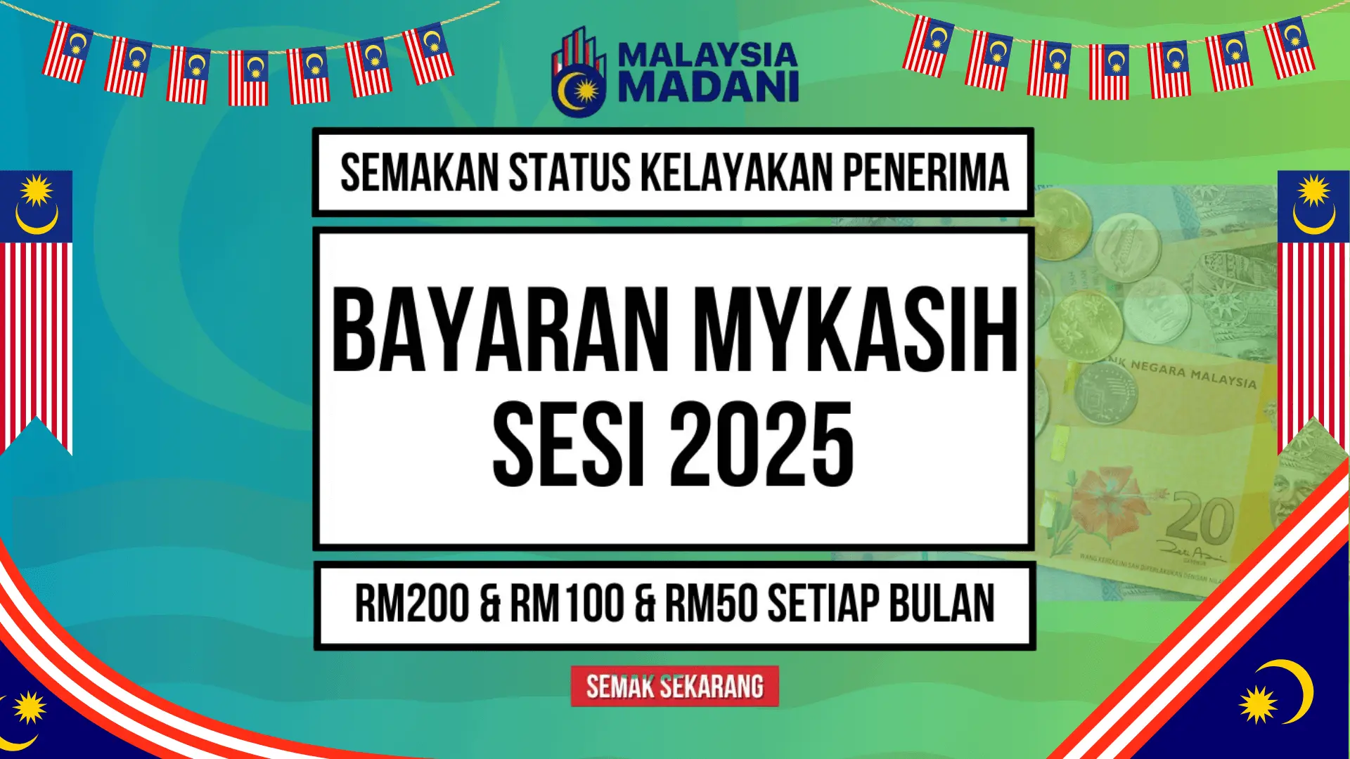 Bayaran MyKasih 2025: Semakan & Jumlah Bantuan