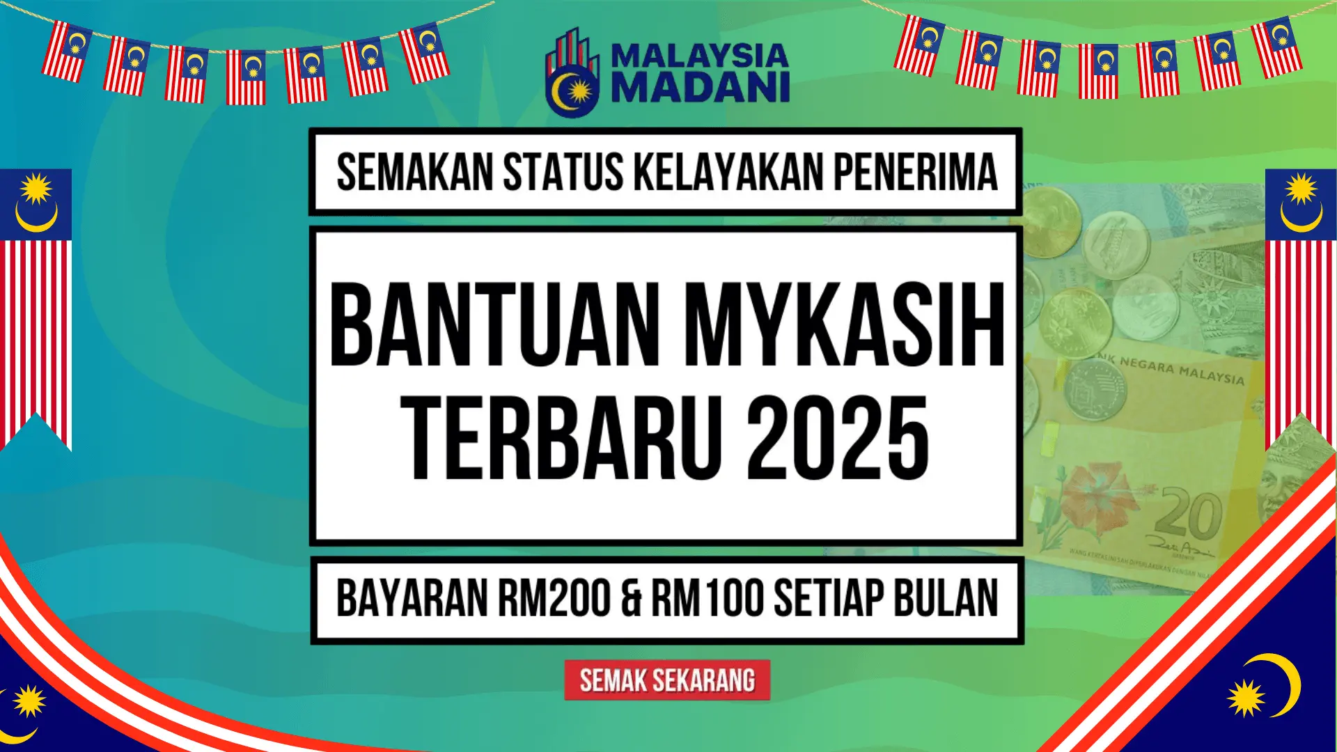Bantuan MyKasih 2025: Semak Kelayakan & Status