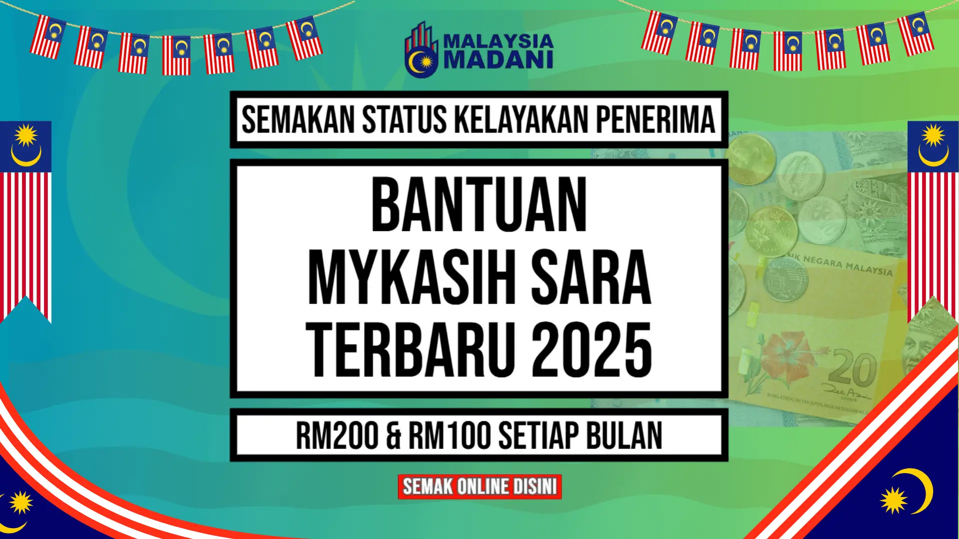 Semakan MyKasih SARA 2025: Status & Kelayakan
