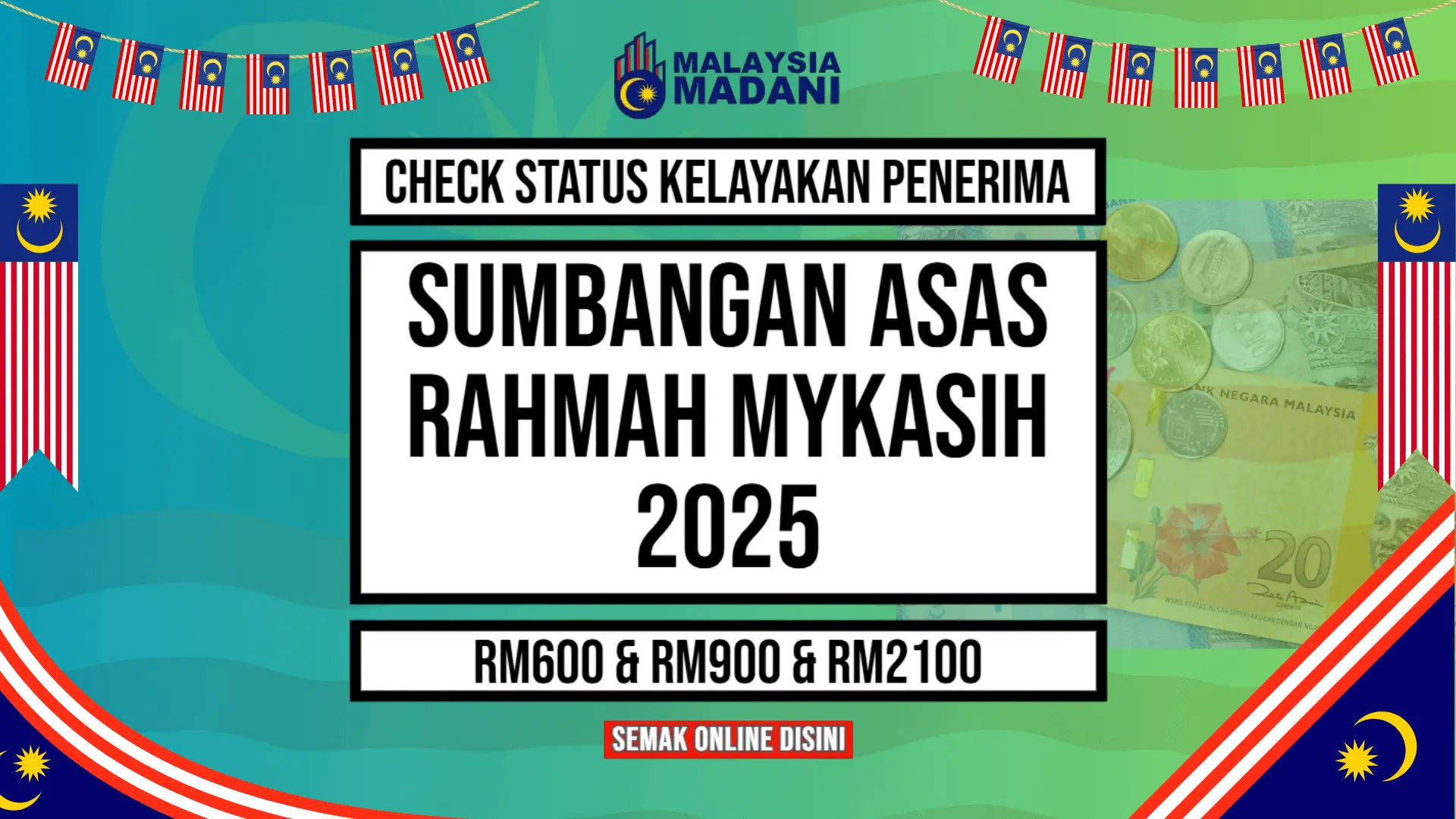 Sumbangan Asas Rahmah 2025: Semakan Kelayakan Online
