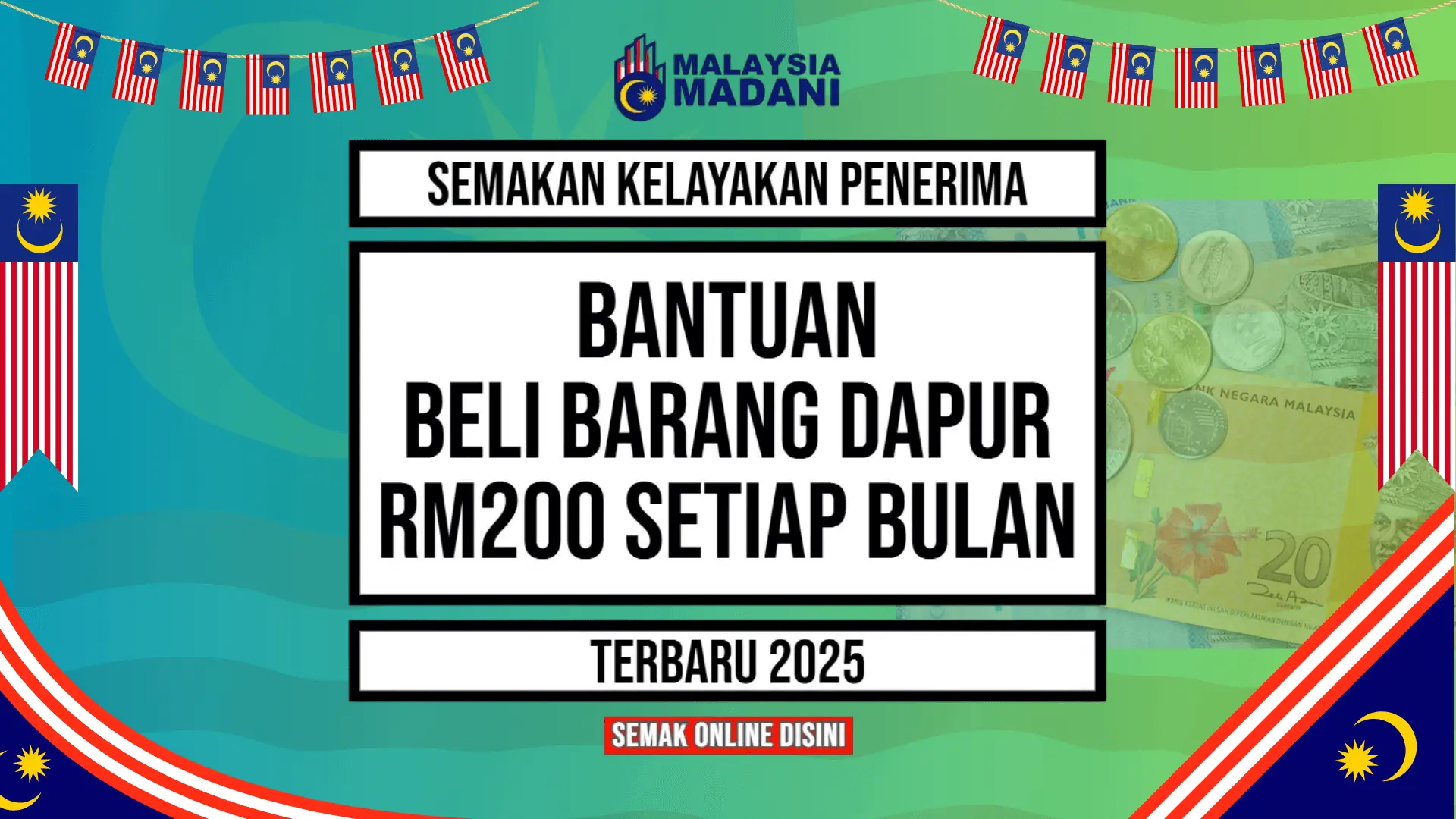 Semakan Bantuan RM200 MyKad 2025