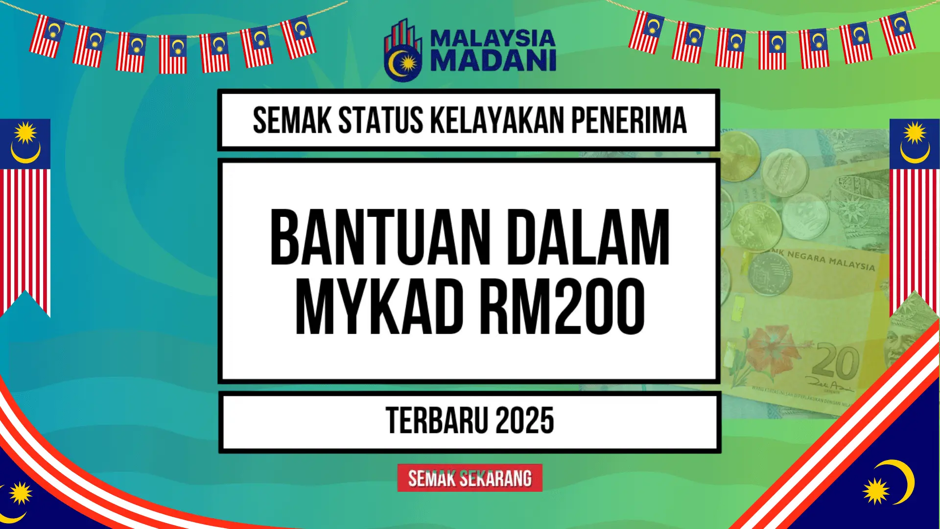 Semakan Bantuan MyKad RM200 2025