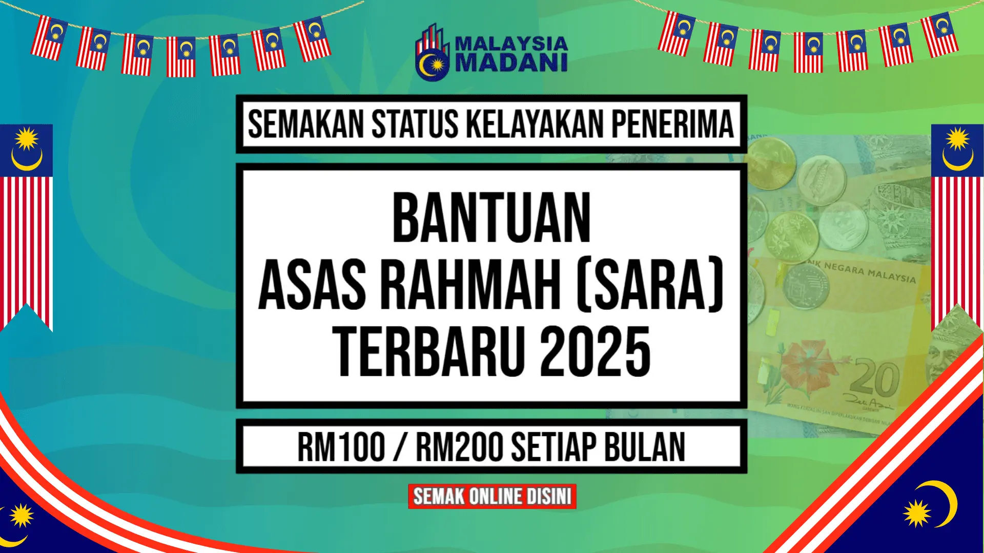 Semakan MySARA 2025 & Status Kelayakan